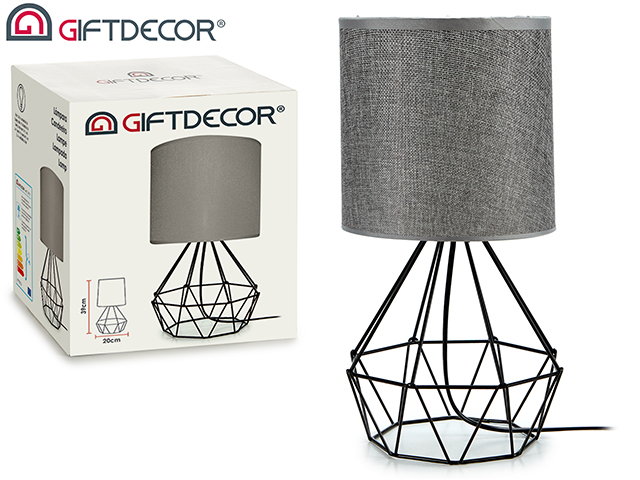 ABAJOUR FER FORGE MARRON G DECOR 01972/6